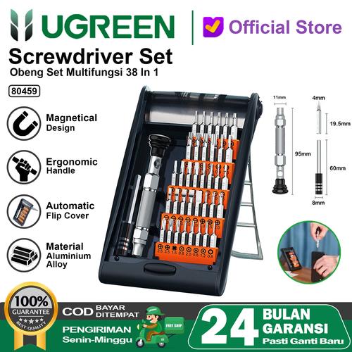 Promo Obeng Set Obeng Service 38IN1 Magnetic UGREEN Obeng Repair Tools ...
