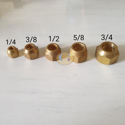 Jual FLARE NUT 1/4 NUT 1/4 UNTUK SAMBUNGAN ATAU DOUBLE NEPEL - 3/4 - Jakarta Utara - Gendon ...