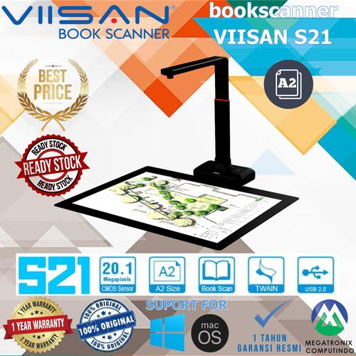 Jual VIISAN S21 - A2 Large Format Overhead Document Camera Scanner ...