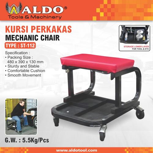 Jual KURSI PERKAKAS ST-112 / KURSI MEKANIK / WORKSHOP / MECHANIC CHAIR ...