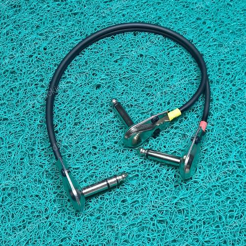 Promo Kabel insert send return TRS split to 2x TS L/R custom pancake ...
