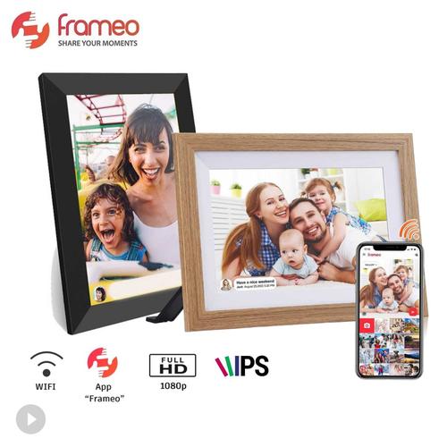Promo FRAMEO Digital Photo Frame 10.1 Inch IPS LCD Touch WiFi Aplikasi ...