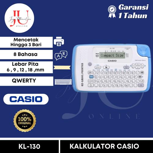 Jual Label Printer Casio KL-130 - Mesin Labeling KL 130 - Kab. Tangerang - Jaya Utama Com ...
