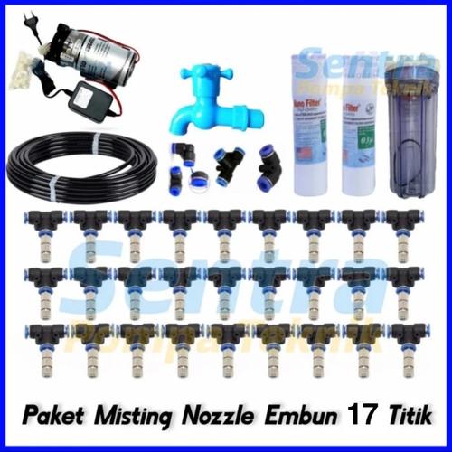 Jual Paket misting nozzle kabut embun 17 titik Mesin Embun Walet ...