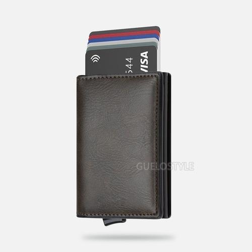 Jual Dompet Kartu Smart Wallet Card Holder RFID Kulit GS44 - Kota ...