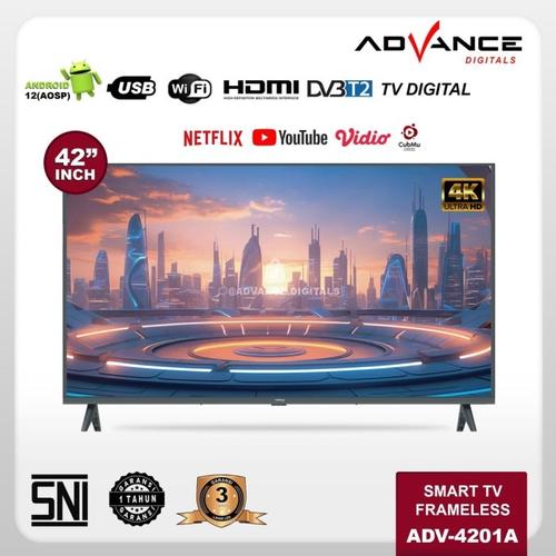 Jual Advance Android TV LED 42 Inch ADV-4201A Smart TV Digital ...
