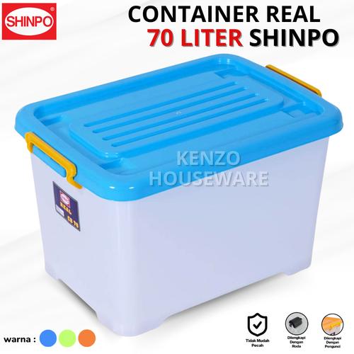 Jual Container 70 Box Shinpo CB 70 Liter Kontainer Storage Box Real SIP ...