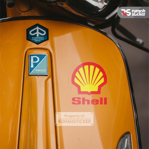 Jual Sticker stiker cutting motor mobil helm kaca dll logo shell - Kab ...