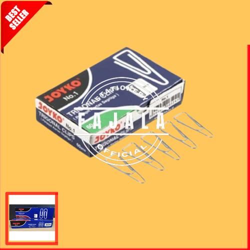 Jual paperclip no 1 / Trigonal clip alat penjepit kertas 1 kotak kecil ...