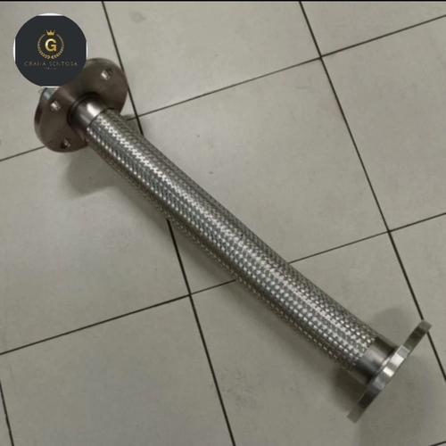 Jual Flexible Hose 2"inch Stainless 304 Flange PN16 30cm SUS 304 ...