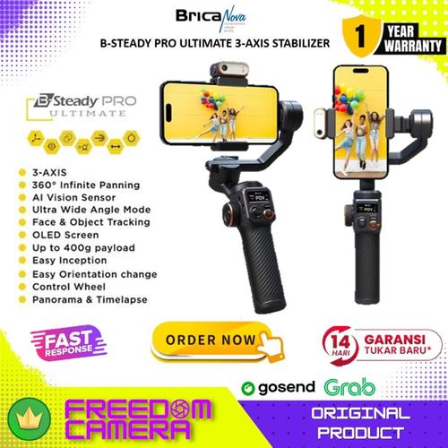 Jual Brica B-Steady Pro Ultimate 3 Axis Gimbal Stabilizer Smartphone ...