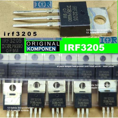 Jual Mosfet Transistor IRF3205 IC IRF 3205 - Jakarta Timur - s3.satria secure safe | Tokopedia