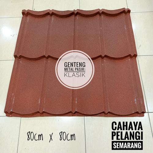 Jual Genteng Metal Pasir 2x4 Atap Warna - Merah - Kota Semarang - TB ...