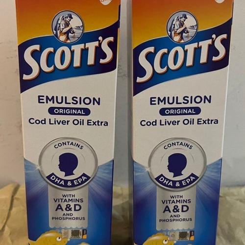 Jual Scott Emulsion Cod Liver Oil Extra Malaysia 400 ml - Jakarta Utara ...