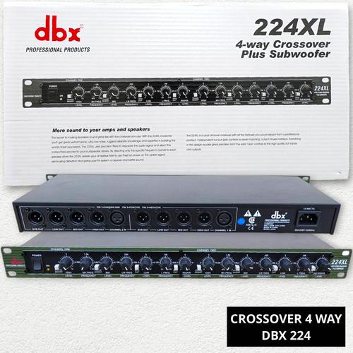 Jual Crossover Aktif 4 Way DBX 224 Plus Subwoofer 224XL XL Stereo 4 Jalur - Kota Pontianak ...