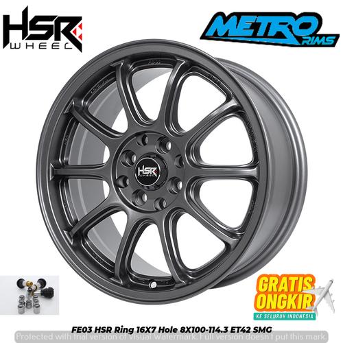 Jual VELG RACING HSR FE03 RING 16 LEBAR 7 BAUT 4X100-4X114,3 OFFSET 42 - Jakarta Selatan - Metro ...