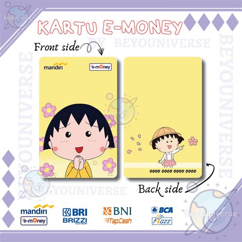 Jual Kartu E-money Chibi Maruko Mandiri BCA Tapcash BNI Brizzi Etoll ...