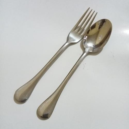 Promo sendok garpu dessert Sterling 18-10 Stainless steel panjang 17 cm ...
