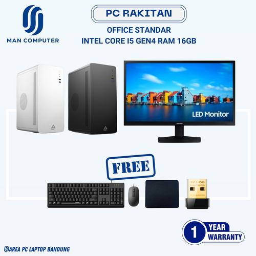 Jual PAKET PC RAKITAN OFFICE STANDAR INTEL CORE I5 4590 RAM 16GB SSD ...