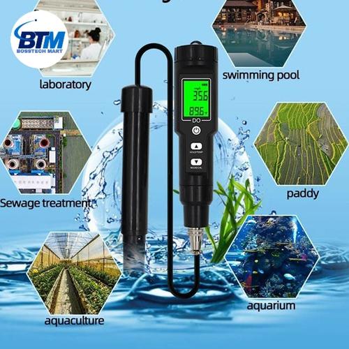 Jual Dissolved Oxygen Meter DO9100 DO Tester Oksigen Water Air Disolved ...