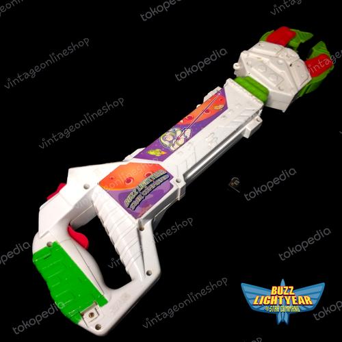 Jual Toy Story Buzz Lightyear Laser Blast Extendable Robot Arm Grabber ...
