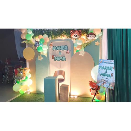 Jual (Shine Decor - Ultah) Backdrop Dekorasi Ulang Tahun Ultah Anak #3 ...