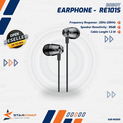 Jual ROBOT RE-101S Original Headset HD Sound Bass RE101S - Putih - Kab ...