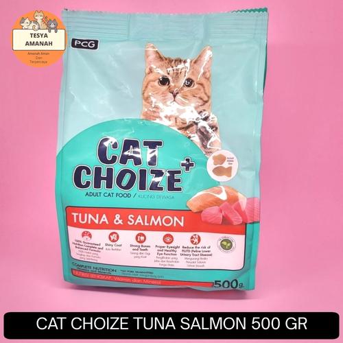 Jual Cat Choize Plus Dry Food Adult Tuna & Salmon 500 Gr Makanan Kucing ...
