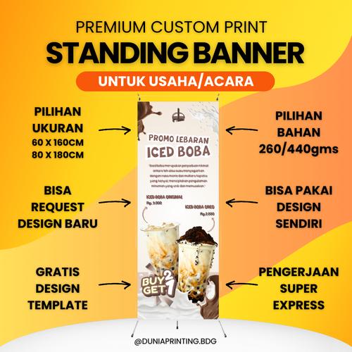 Jual [1 HARI JADI] Standing Banner Usaha / Acara | Spanduk Usaha ...