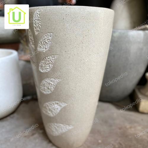 Jual pot teraso uin tinggi ukir bunga 70x45 - Kota Depok - potcantik888 ...
