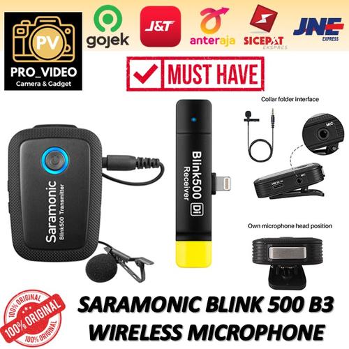 Jual Saramonic Blink 500 B3 Wireless Microphone - Blink 500 B4 - Kota ...