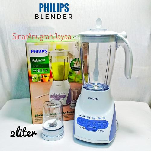 Jual PHILIPS Blender 2 Liter HR2115 Plastik 2in1 Blender PHILIPS ...