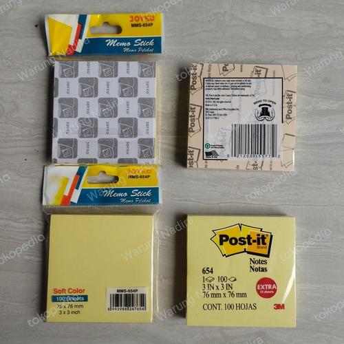 Jual Memo Stick Notes 654 Post-it Joyko - Joyko - Kab. Bogor - Warung ...