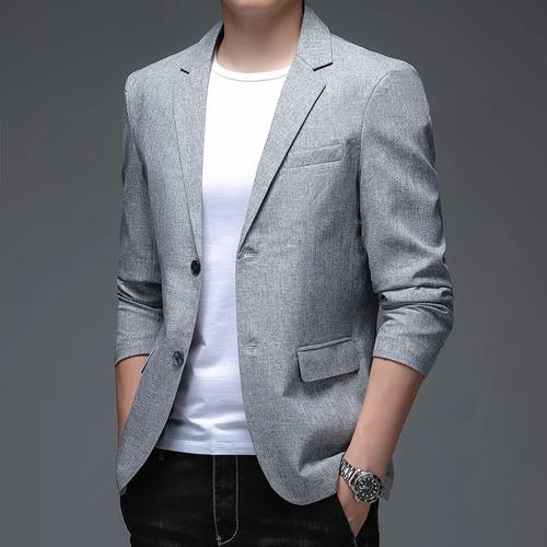 Jual HAINOS Jas Blazer Pria Semi Formal / Jas Blazer Casual - Hitam, S ...