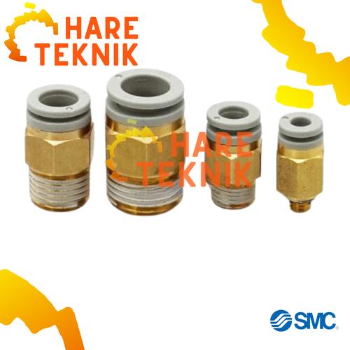 Jual KQ2H 06-04 Fitting Lurus Male Slip Lock Selang 6mm Drat 1/2 Inch SMC - Jakarta Barat - Hare ...