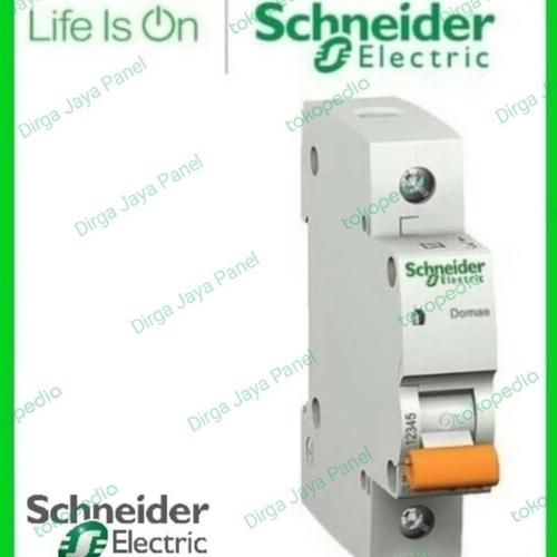 Jual MCB SCHNEIDER DOMAE 1P 63A C63 4.5 kA 1 PHASE ORIGINAL SNI ...