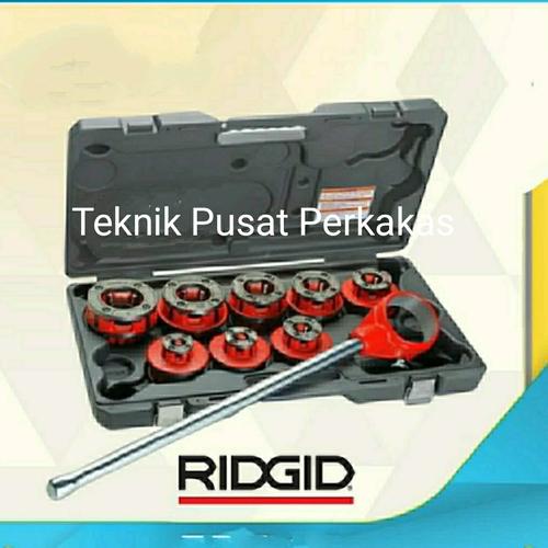 Jual Alat Senai Drat Pipa Manual Set /Ratchet Die Senai RIDGID 1/4 - 2 ...