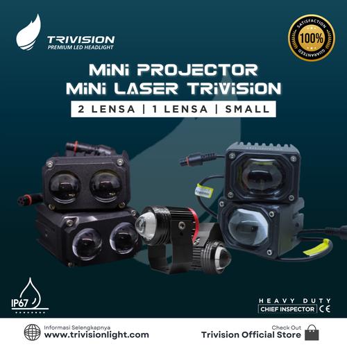 Jual MINI PROJECTOR/MINI LASER TRIVISION - 2 Mata-1 Warna - Kota Surabaya - Trivision Official ...
