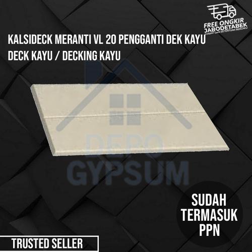 Jual KalsiDeck Meranti VL 20 Pengganti Dek Kayu / Deck Kayu / Decking ...