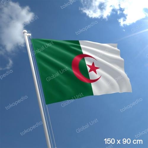 Jual Bendera Negara Aljazair Algeria / Flag of Algeria Ukuran Besar ...