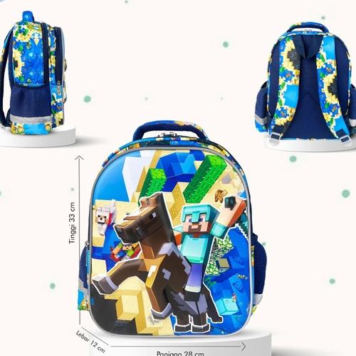 Jual tas TK Roblox Minecraft tas anak sekolah impor anak laki - roblox ...