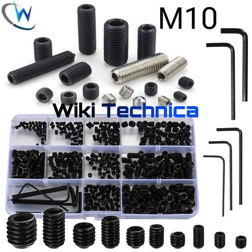 Jual Baut L Tanam M10 Socket Set Baja Hitam Pitch 1.5mm | Kunci L 5 ...