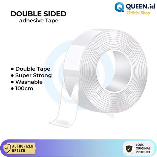 Jual QUEEN Double Tape Perekat Stiker Double Side Adhesive Pem double ...