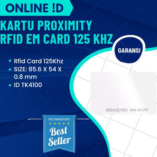 Jual Kartu RFID 125khz Mesin Absen akses kontrol pintu Tipis / Tebal ...
