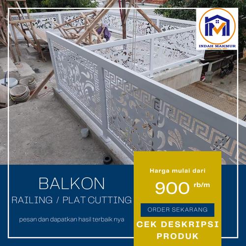 Jual pagar balkon / railing plat laser cutting - 1 - Kota Serang ...