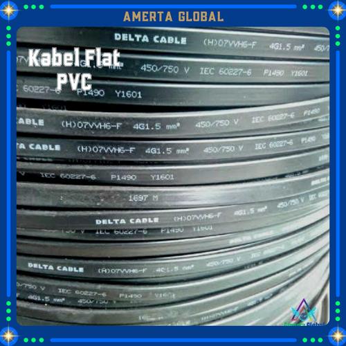 Jual Kabel Flat PVC 4x25 mm2 Black 450/750V Untuk Kontrol Hoist ...