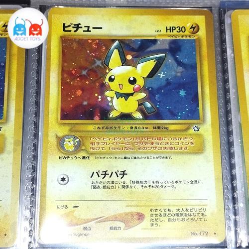 Jual PICHU Neo Genesis Holo Rare Kartu Pokemon JPN no lugia pikachu ex ...
