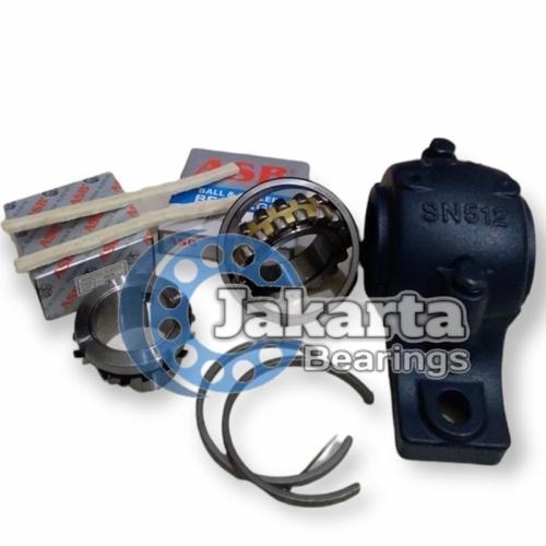 Jual SN517 PLUMMER BLOCK SET SN 517 - BEARING 22217 K - ADAPTER H 317 ...