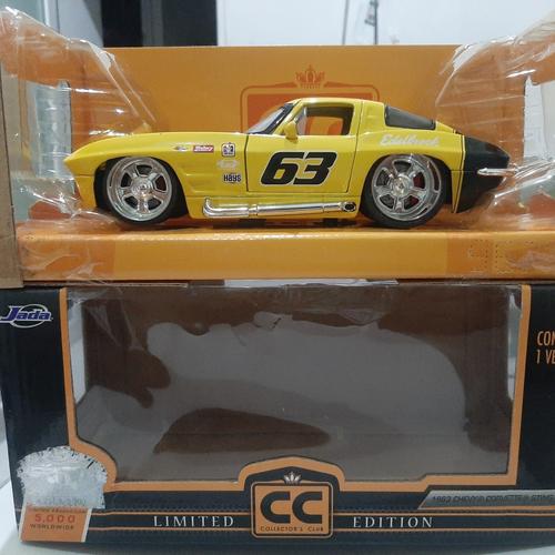 Jual Jada Toys CC Limited Edition 1963 Chevy Corvette Stingray Kuning ...