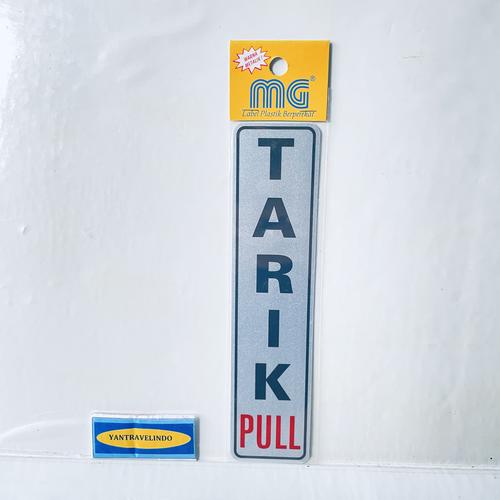 Jual LABEL PINTU TARIK PULL SIGNING PENANDA TARIK PINTU BERPEREKAT ...
